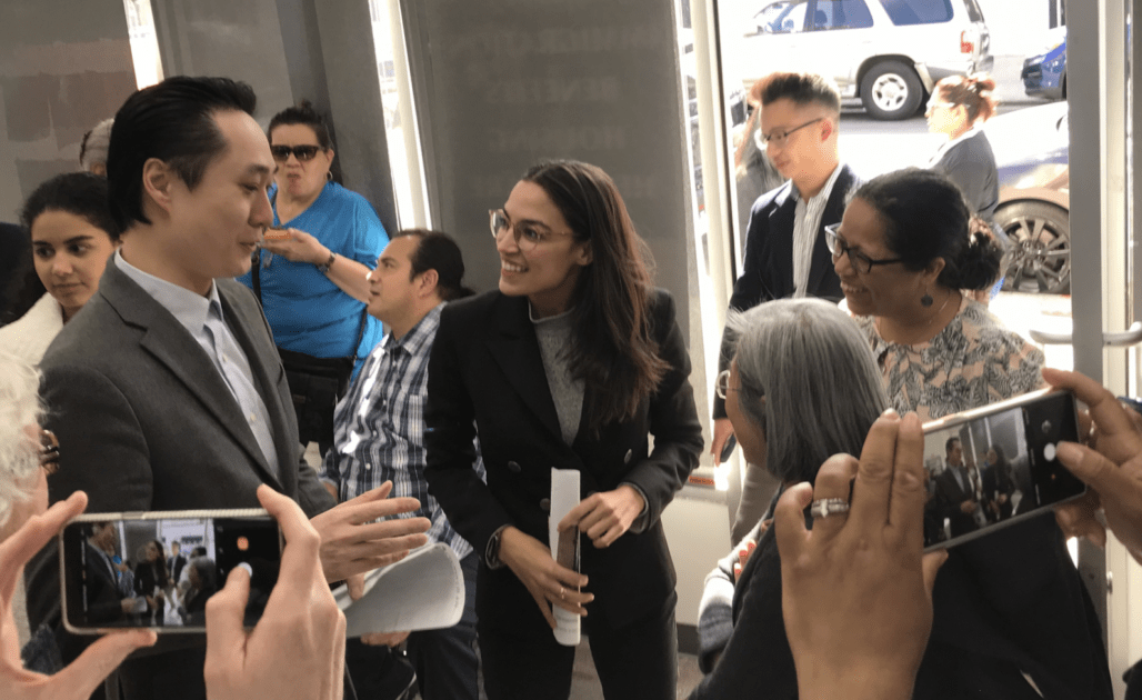 AAFE opens Jackson Heights office; Rep. Ocasio-Cortez joins ribbon ...